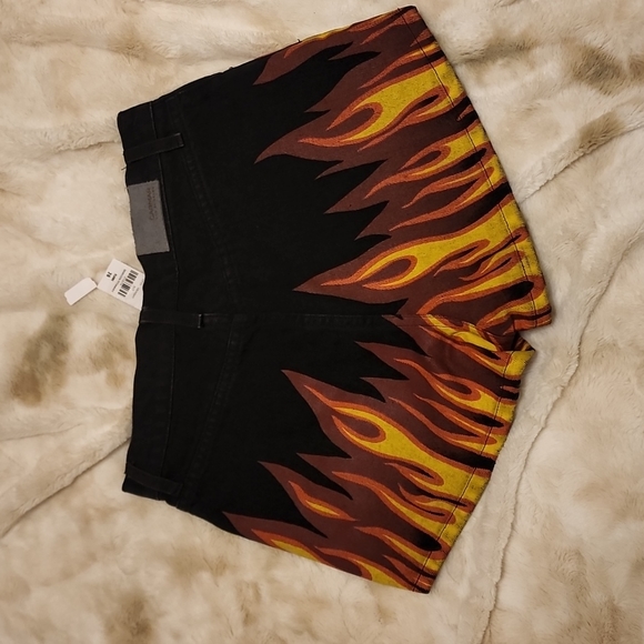Carmar | Shorts | Lf Carmar Black Flame Denim Shorts | Poshmark